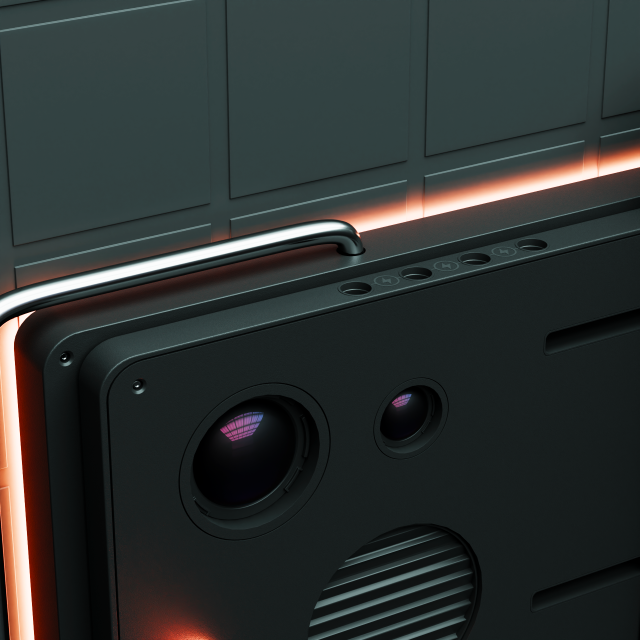 Baseline test Blade Runner 2049 concept computer 3D Model in Computer ...