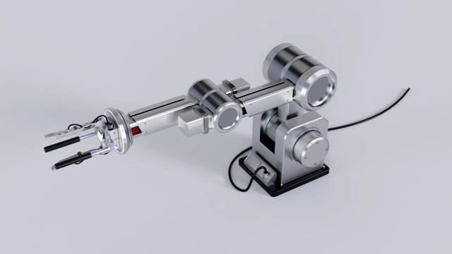 Robot hand 3D Model in Machines 3DExport