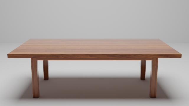 Wood dining table free sample Free 3D Model in Table 3DExport