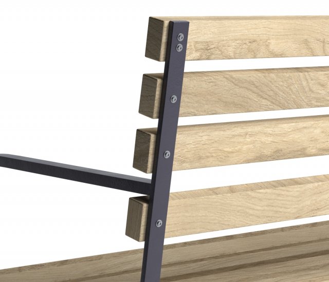 Bench Low-poly 3D Model in Bench 3DExport