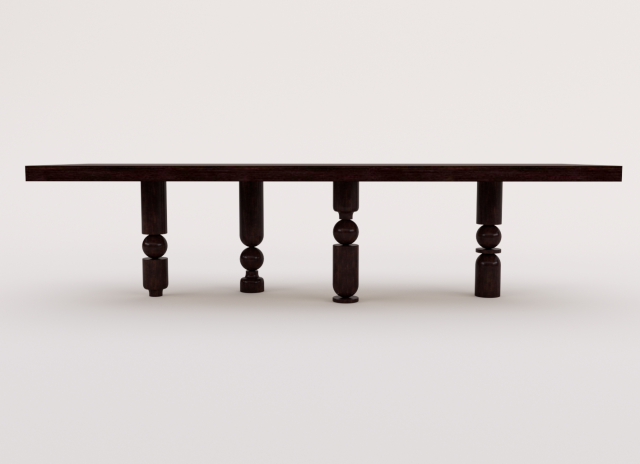 Automa dining table 3D Model in Table 3DExport