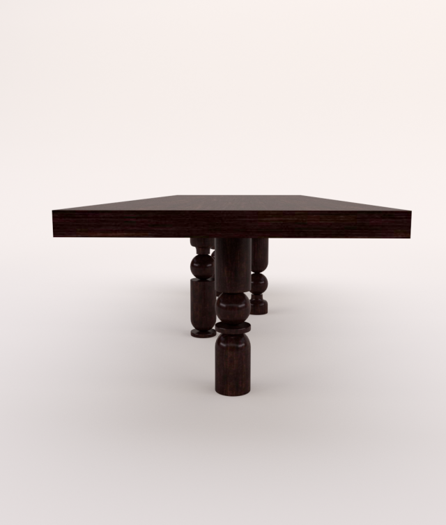 Automa dining table 3D Model in Table 3DExport