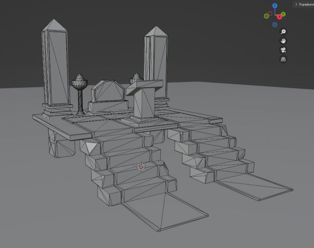 The ritual 3D Model in Fantasy 3DExport