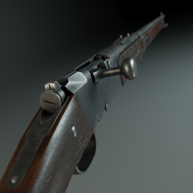 Lebel 1886 3D Model in Combat 3DExport