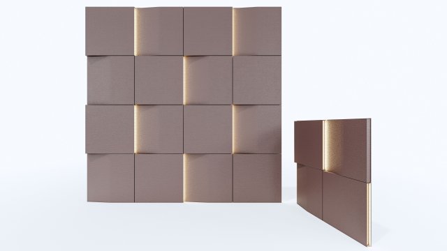 Decorative Wall Panel 3D wall panel 3d panel 3D Model in Living Room ...