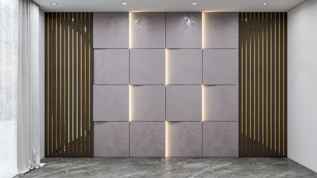 Decorative Wall Panel 3D wall panel 3d panel 3D Model in Living Room ...