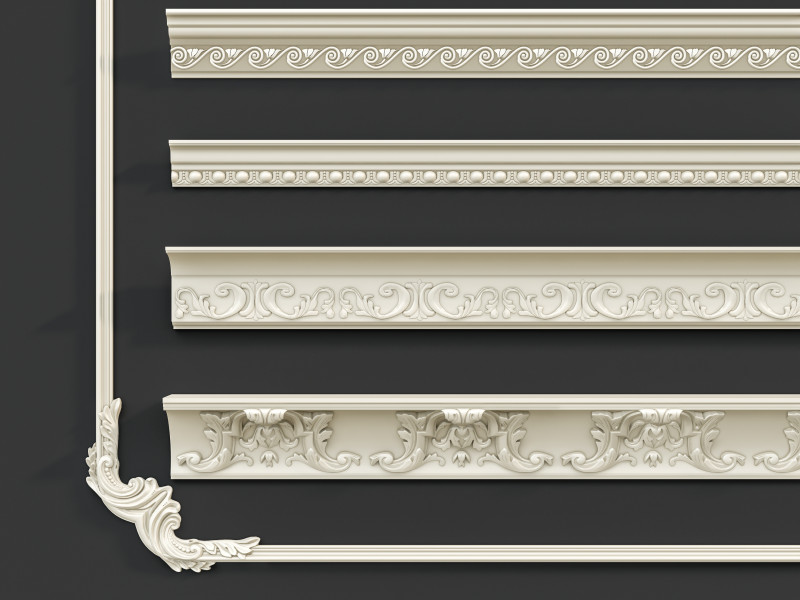 Classic carvings moldings 3 3D Model in Decoration 3DExport