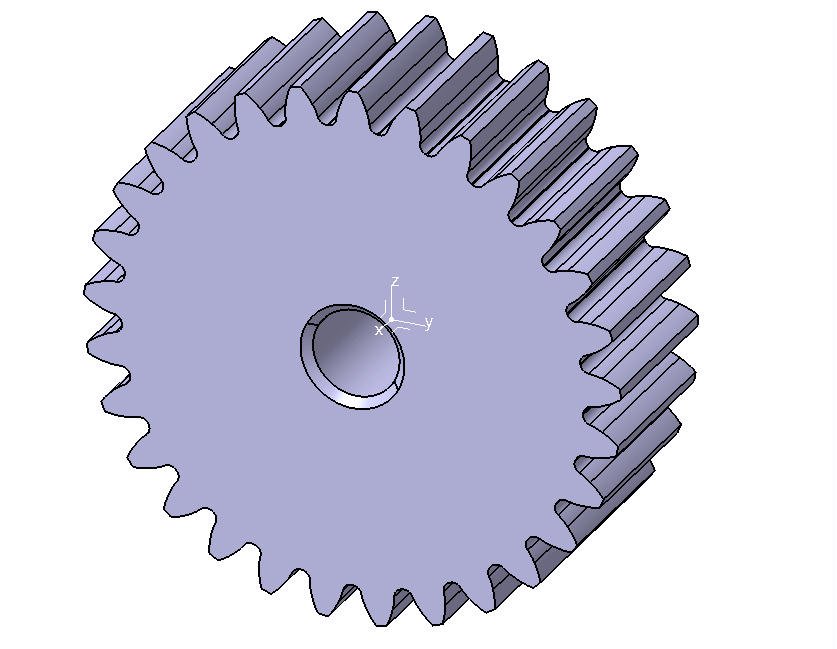 M2 Z29 SPUR GEAR B20 3D Model in Parts 3DExport