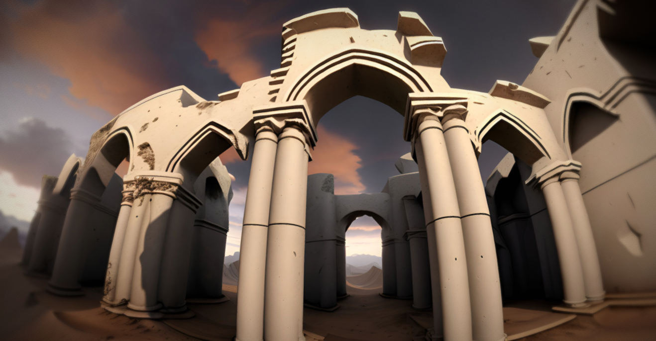 Skybox 3D Model in Landscapes 3DExport