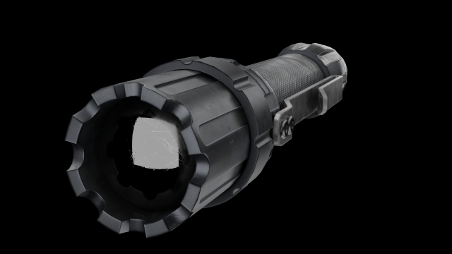 Flashlight 3D Model in Gadgets 3DExport