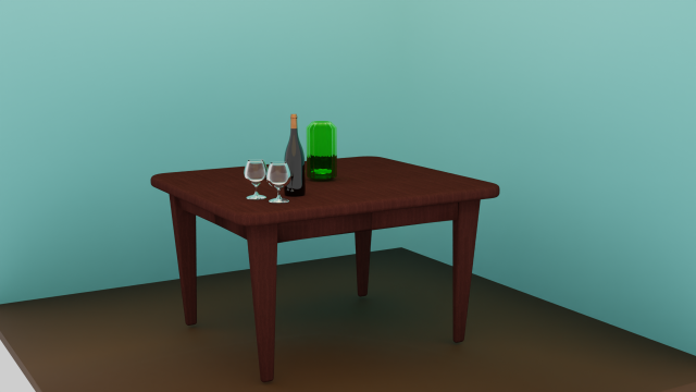 Kitchen table 3D Model in Table 3DExport
