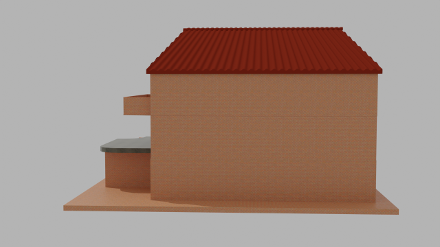 Large family house exterior and interior design 3D Model in Buildings ...