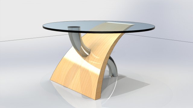 Traditional dinner table 3D Model in Kitchen 3DExport