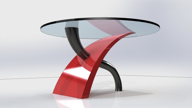 Traditional dinner table 3D Model in Kitchen 3DExport