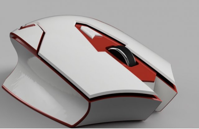 Keyboard and mouse 3D Model in Computer 3DExport