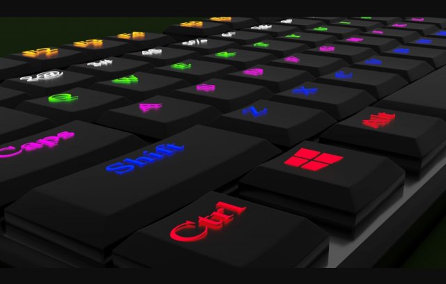 Keyboard and mouse 3D Model in Computer 3DExport