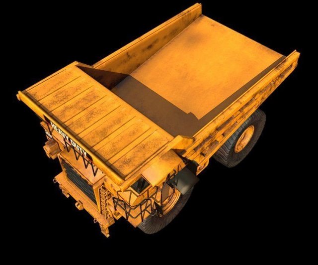 Caterpillar 789c low-poly 3D Model in Van and Minivan 3DExport