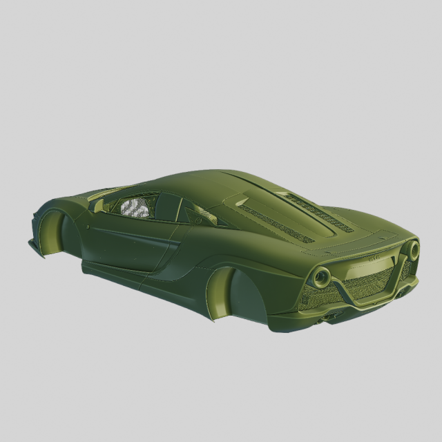 ATS GT 2021 Printable Body 3D Print Model in Vehicle 3DExport