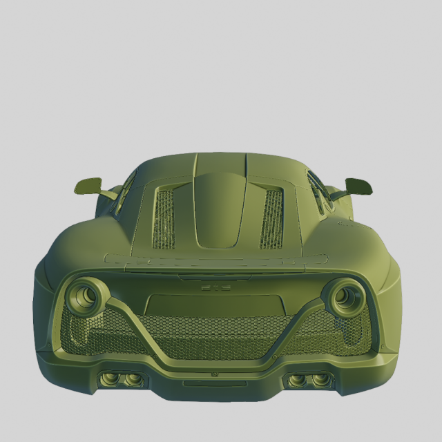 ATS GT 2021 Printable Body 3D Print Model in Vehicle 3DExport