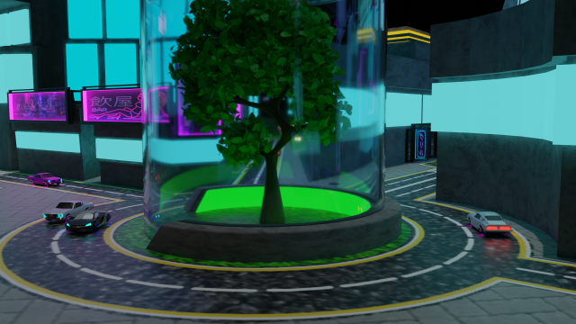 Metropolis Megalopolis Cosmopolis Town Sci fi Future Low-poly 3D Model ...