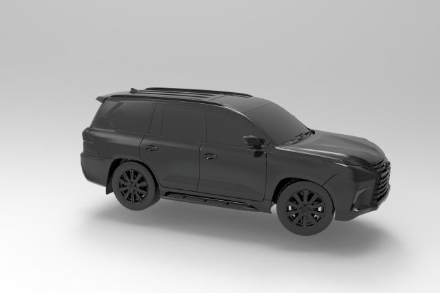 Lexus LX 570 car READY TO PRINT MODEL 3D Print Model in Automotive 3DExport