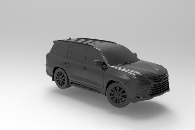 Lexus LX 570 car READY TO PRINT MODEL 3D Print Model in Automotive 3DExport
