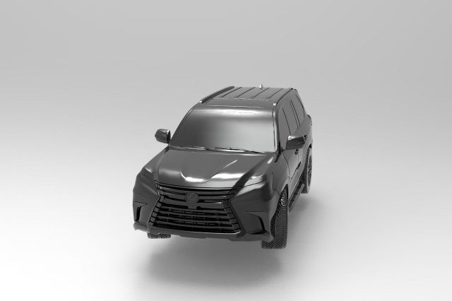Lexus LX 570 car READY TO PRINT MODEL 3D Print Model in Automotive 3DExport