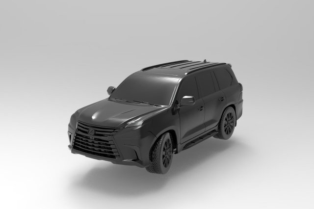 Lexus LX 570 car READY TO PRINT MODEL 3D Print Model in Automotive 3DExport