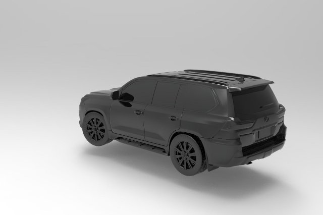 Lexus LX 570 car READY TO PRINT MODEL 3D Print Model in Automotive 3DExport