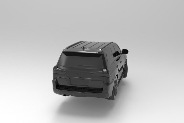 Lexus LX 570 car READY TO PRINT MODEL 3D Print Model in Automotive 3DExport