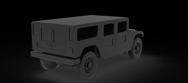 Car Hummer H1 READY TO PRINT MODEL 3D Print Model in Automotive 3DExport