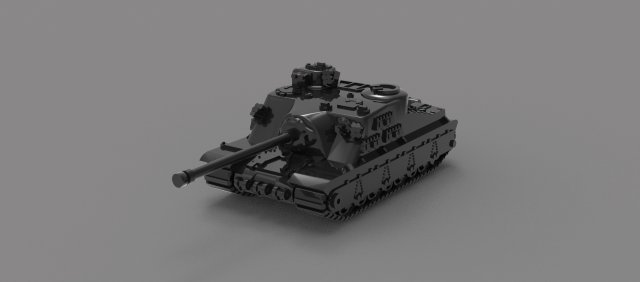 Tank tortoise READY TO PRINT MODEL 3D Print Model in Automotive 3DExport