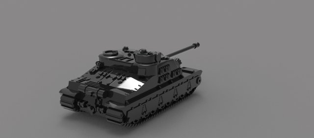 Tank tortoise READY TO PRINT MODEL 3D Print Model in Automotive 3DExport