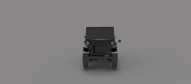 Willys MB Jeep Forza Horizon Car READY TO PRINT MODEL 3D Print Model in ...