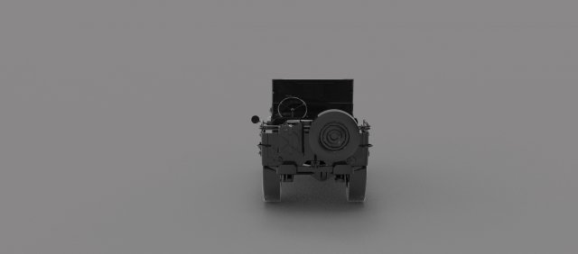 Willys MB Jeep Forza Horizon Car READY TO PRINT MODEL 3D Print Model in ...