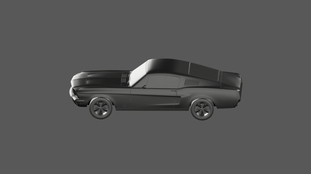 Mustang 3d ready to print model 3D Print Model in Automotive 3DExport