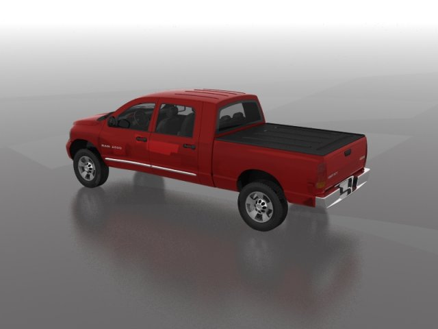 Dodge Ram 2500 3D Model in Van and Minivan 3DExport