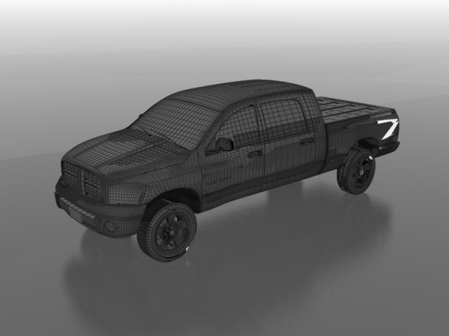 Dodge Ram 2500 3D Model in Van and Minivan 3DExport