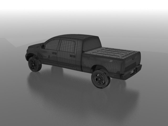 Dodge Ram 2500 3D Model in Van and Minivan 3DExport