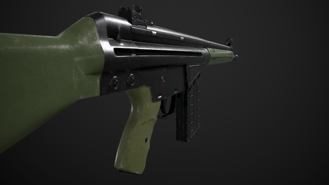Heckler- Koch G3 3D Model in Saldırı Tüfekleri 3DExport