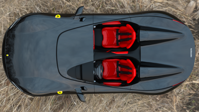 Ferrari Monza SP2 2019 3D Model in Cart 3DExport