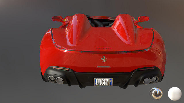 Ferrari Monza SP2 2019 3D Model in Cart 3DExport