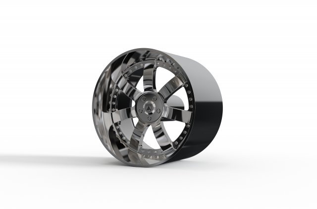ASANTI AF121 WHEEL 3D MODEL 3D Print Model in Automotive 3DExport