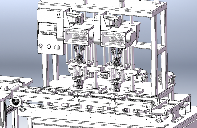 Multiple Spindle Screw Machine 3D Model in Machines 3DExport