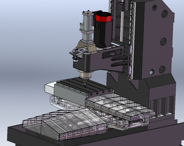 Vertical Milling Machine BT40 3D-Modell in Maschinen 3DExport