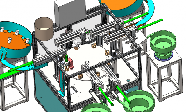 Medical Parts Automatic Assembly Machine 3D Model in Machines 3DExport
