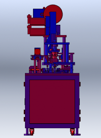Cam-Driven Sealing Machine 3D Model in Machines 3DExport