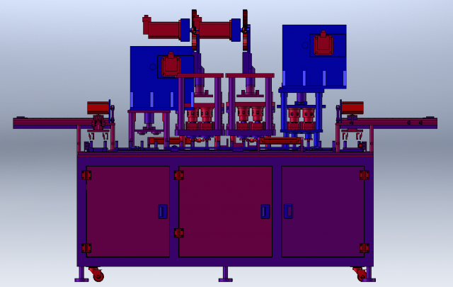 Cam-Driven Sealing Machine 3D Model in Machines 3DExport