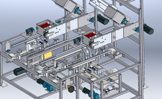 FOLDING and PACKING MACHINE 3D Model in Machines 3DExport