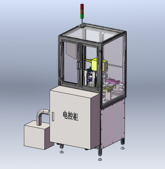 Label Marking Machine 3D Model in Machines 3DExport